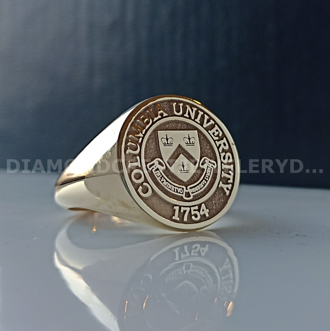 14K Gold University Ring, 14K Gold College Ring, College Class Ring ...
