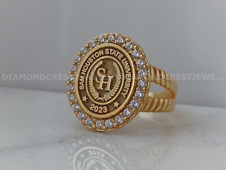 Custom University Rings for Women - Personalized Graduation Gift ...