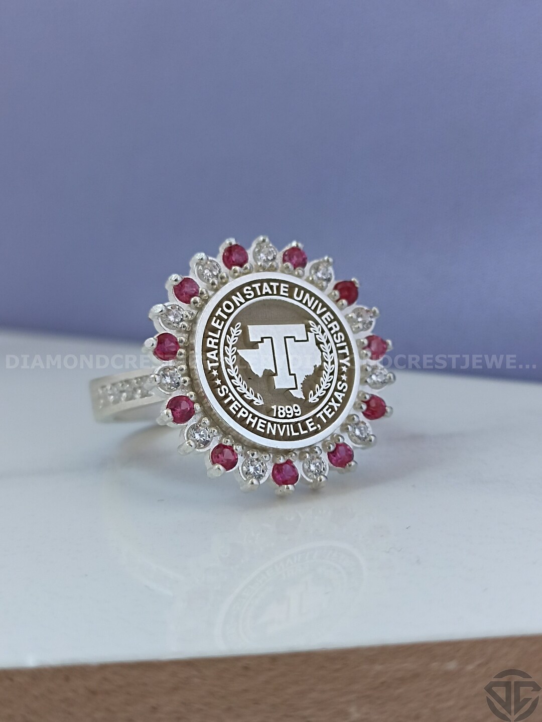 Minimalist University Ring, Custom Fraternal Class Jewelry, Elegant ...