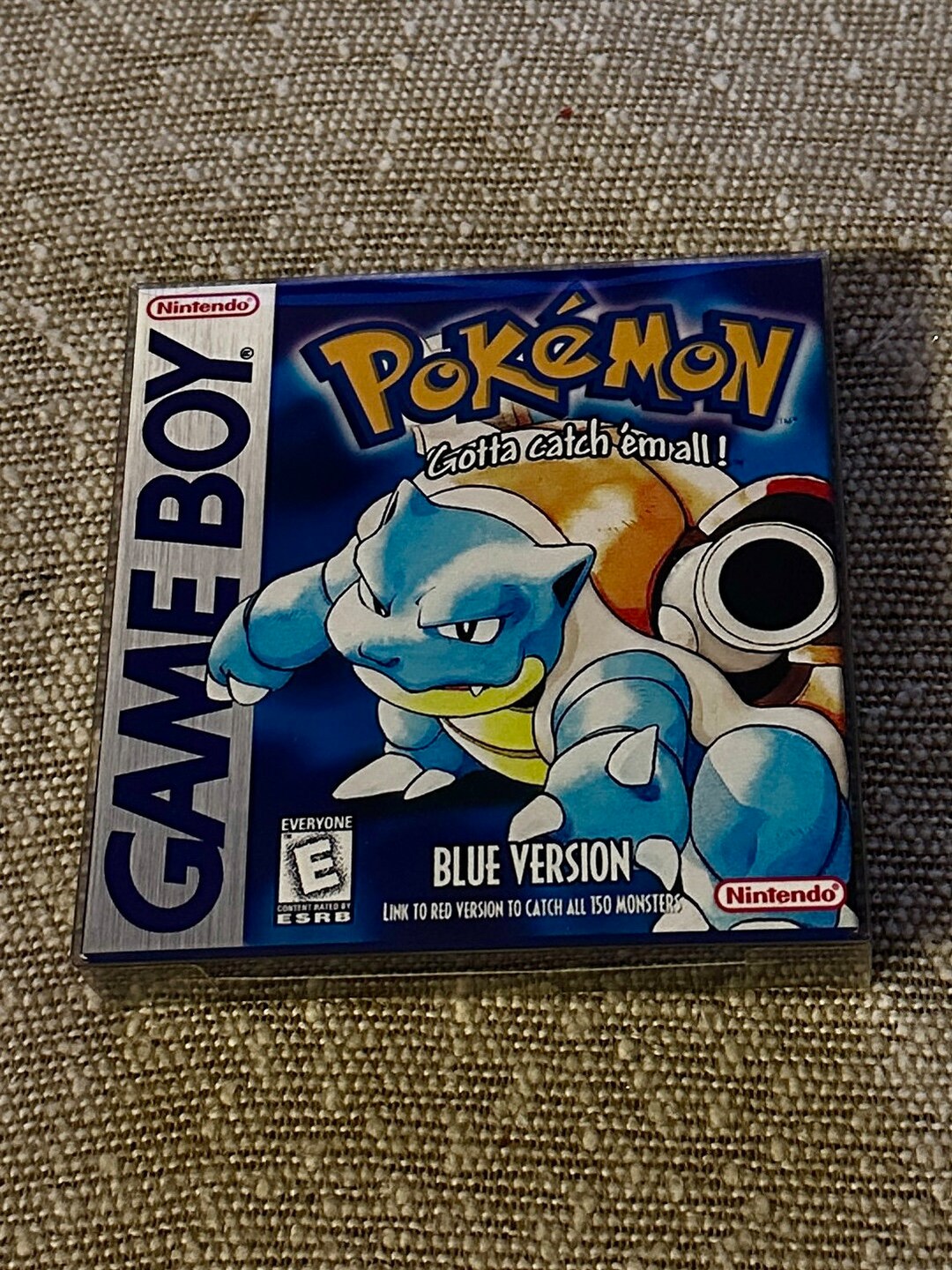 Pokemon Blue Version GBC - Nintendo Gameboy Color Cartridge, Box ...