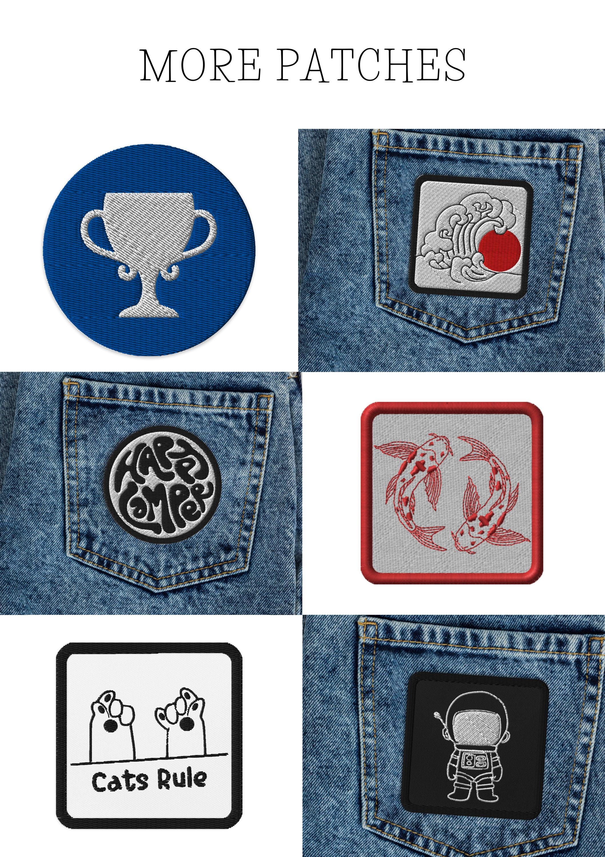 Koi Fish Patch Koi Fish Sew on Japan Patch Koi Fish Embroidered Patch ...