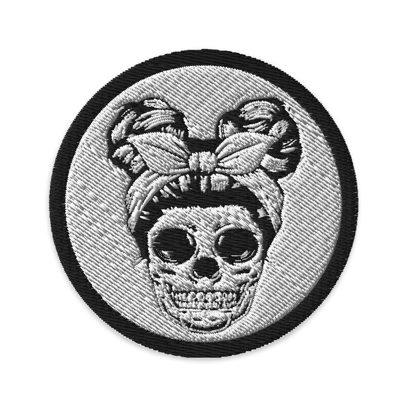 Skull Patch Skeleton Patch Woman Skull Embroidered DIY Iron-on Female ...