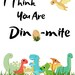 Dino-mite Valentines Day Printable Card - Etsy
