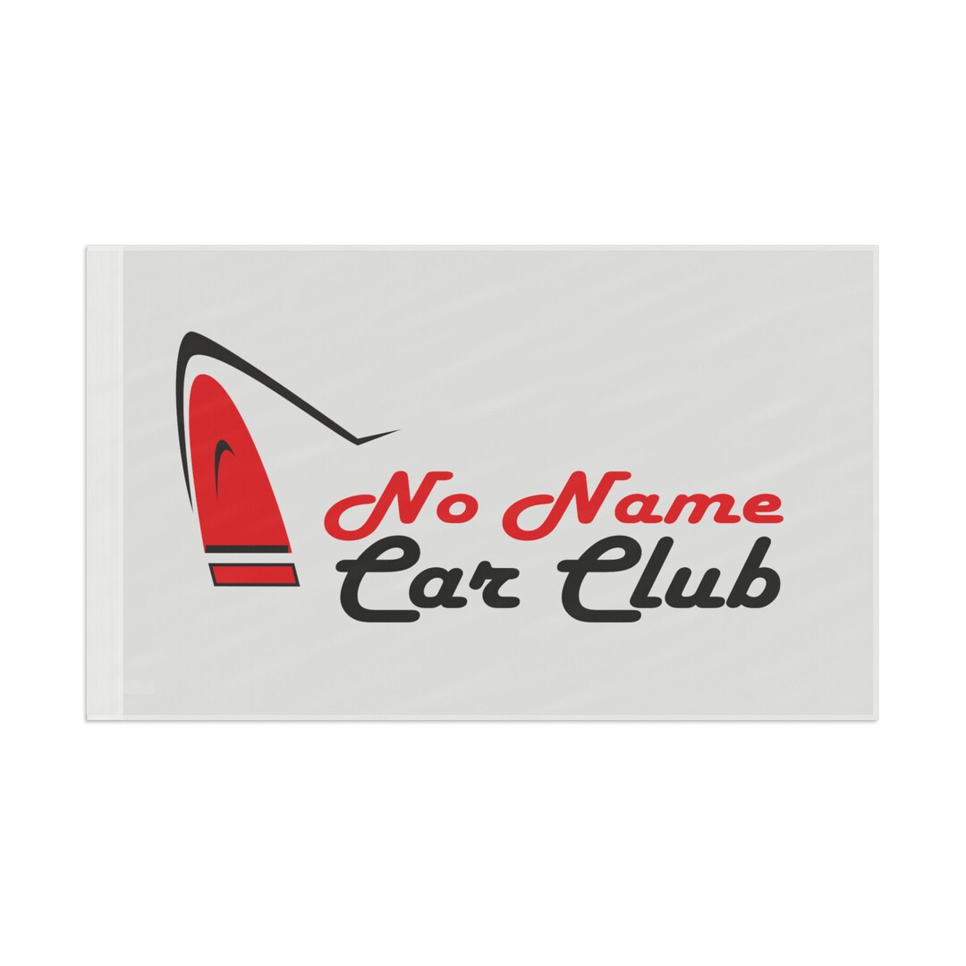 No Name Car Club Flag - Etsy