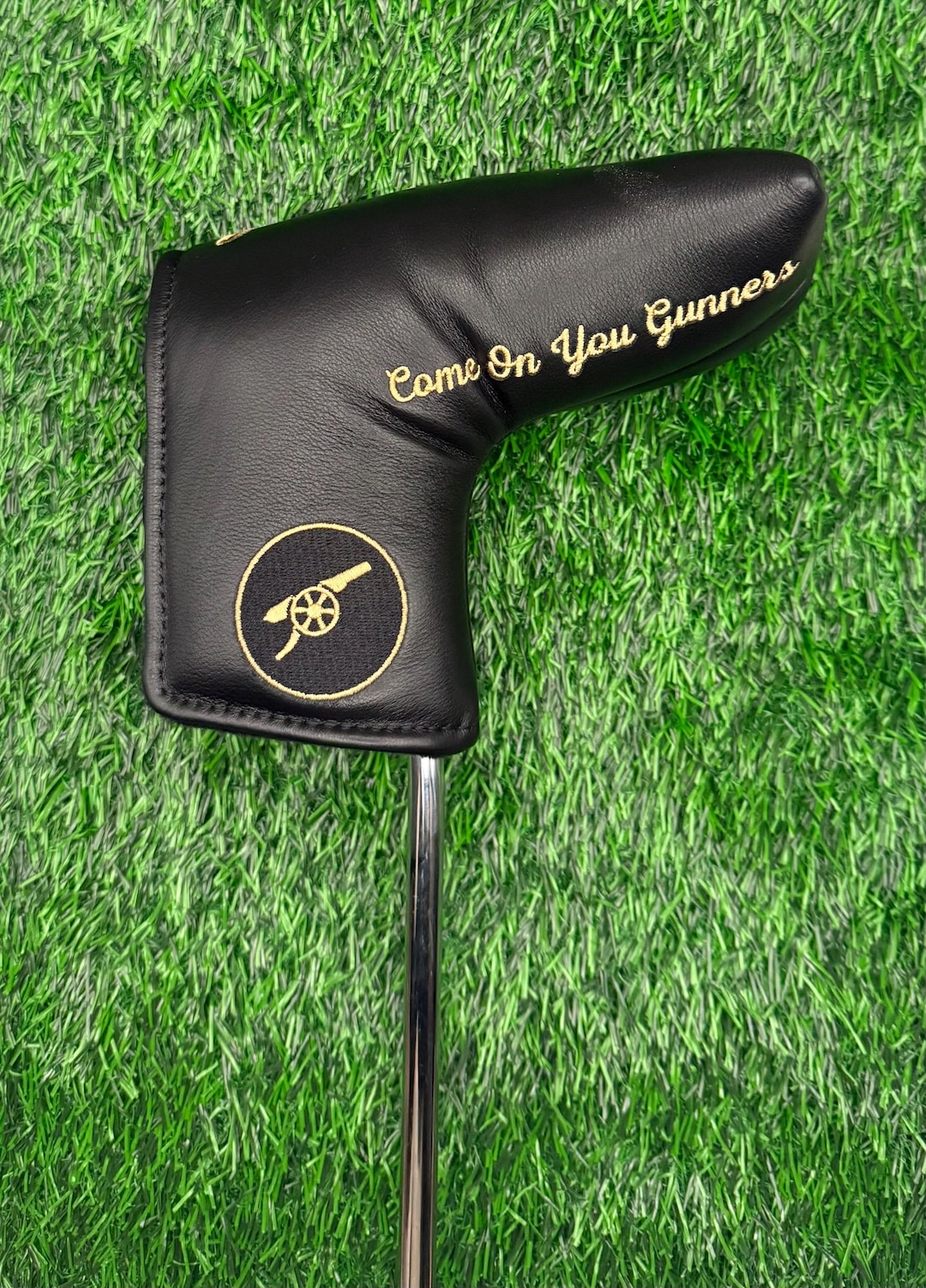 Arsenal Head Cover | Genuine Leather | Supporters Golf | Blade Putter ...