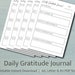 Daily Gratitude Journal Printable, Gratitude Printable, Affirmation ...