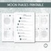 Moon Phases Guide Printable | Guided Lunar Cycle Rituals | Journaling ...