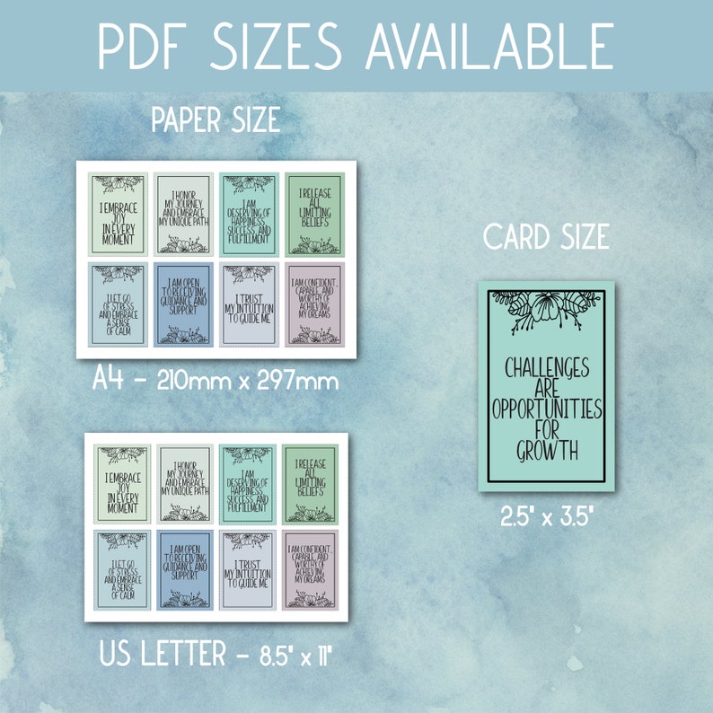 80 Affirmation Cards | Self-love & Positive Affirmations | Daily ...