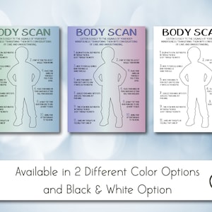 Mindful Body Scan for Kids Printable | Montessori & Homeschool Activity ...