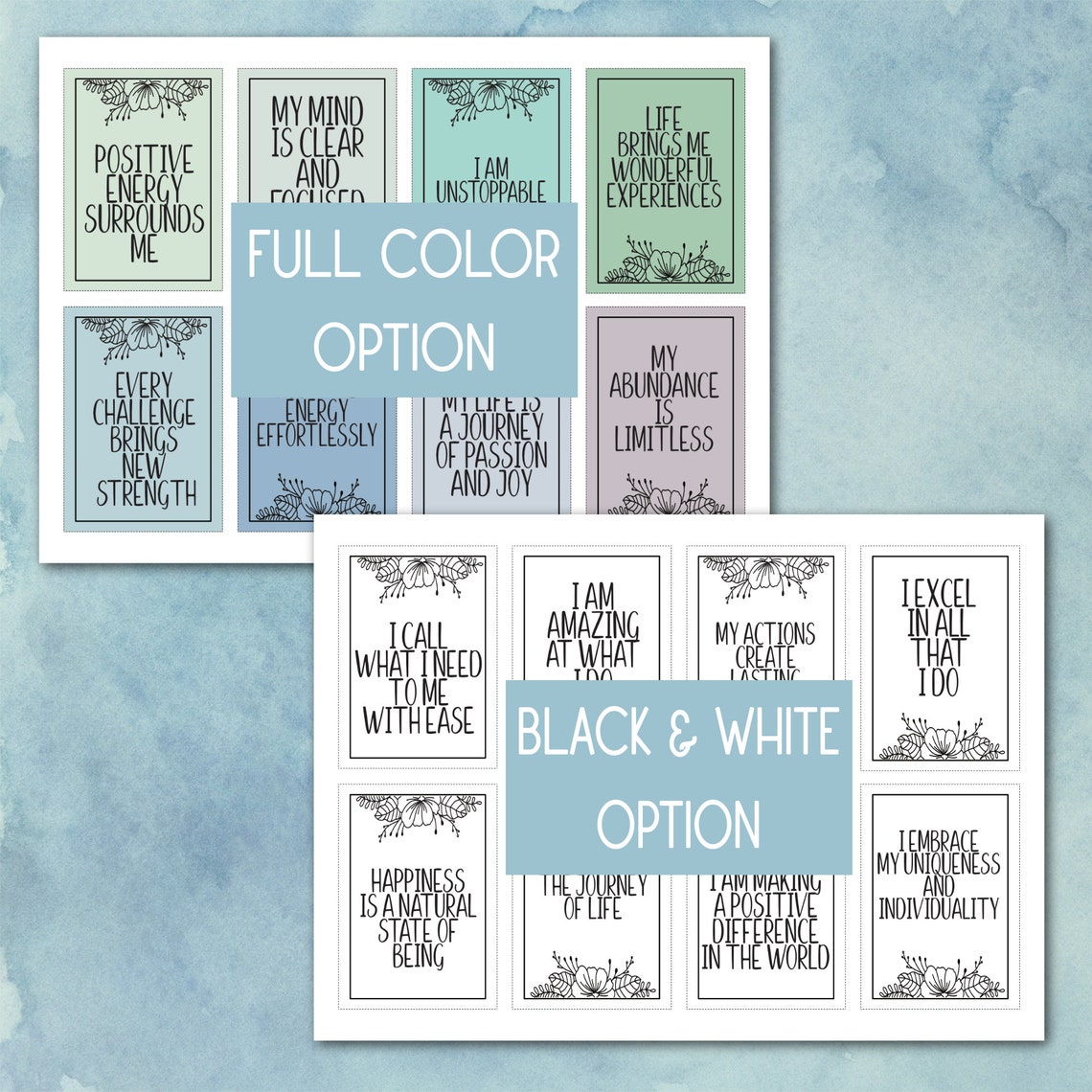 80 Affirmation Cards | Self-love & Positive Affirmations | Daily ...