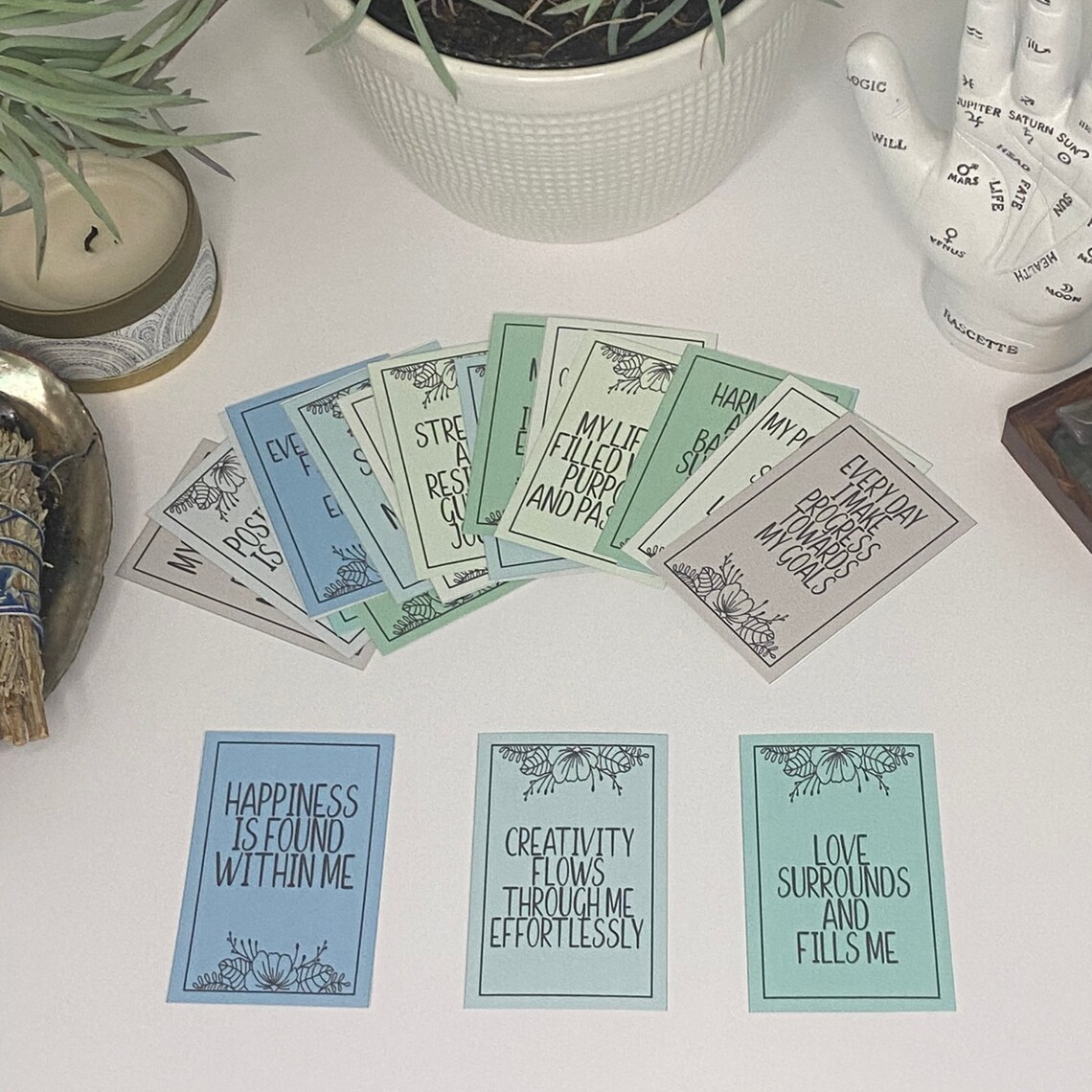 80 Affirmation Cards | Self-love & Positive Affirmations | Daily ...