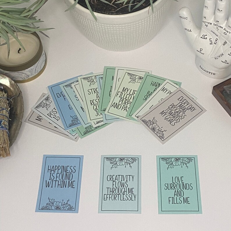 80 Affirmation Cards | Self-love & Positive Affirmations | Daily ...