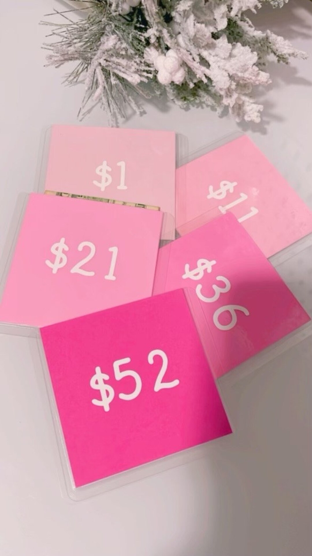 52 Envelopes Savings Box - Etsy