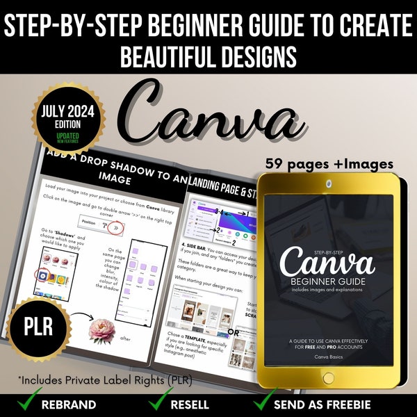 Canva Pdf User Guide - Etsy