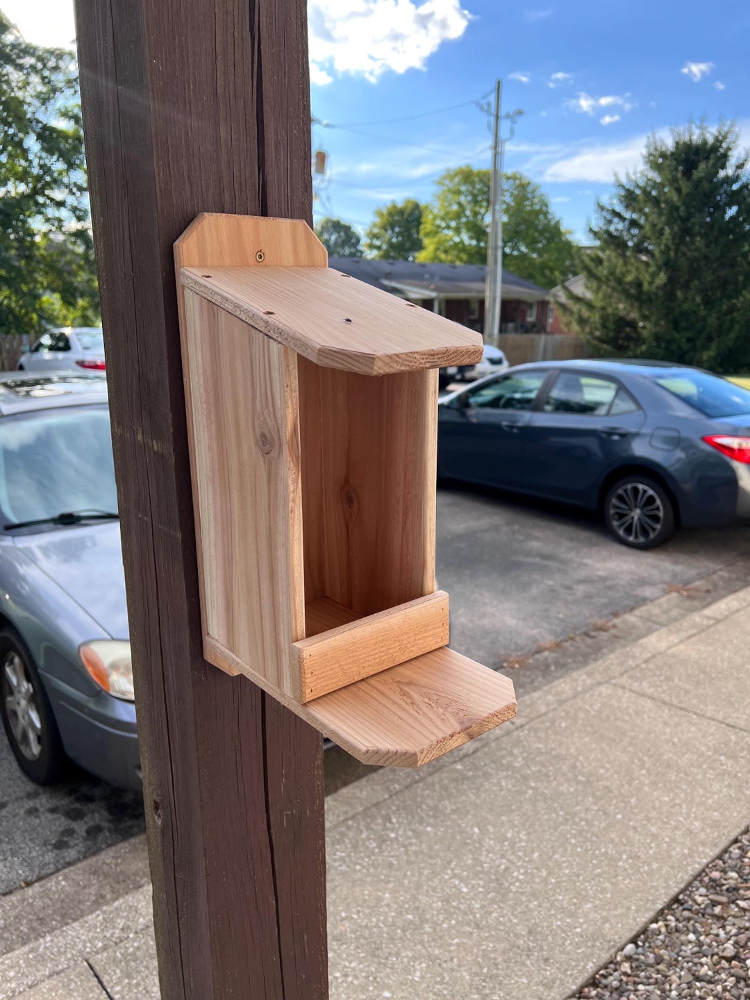 Cedar Bird Nesting House~dove Nesting Box~bird House~pigeon Nesting Box ...