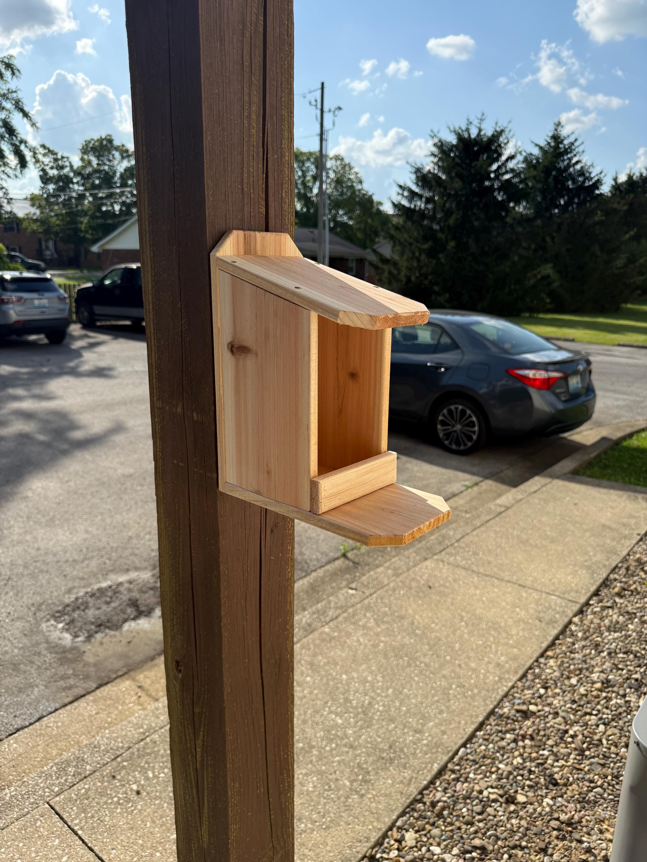 Cedar Bird Nesting House~dove Nesting Box~bird House~pigeon Nesting Box ...