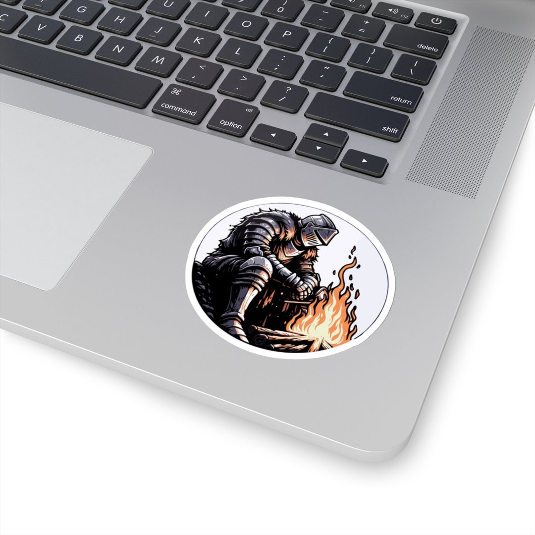 Bonfire Knight Sticker Gift for Gamer Kiss-cut Sticker 'bonfire' - Etsy
