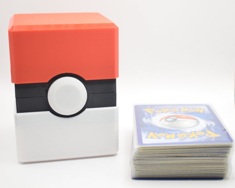 Pokemon Trading Card Deck Box, 3D Printed Magnetic TCG Card Storage - Etsy