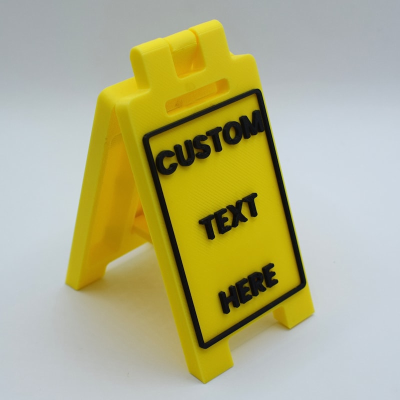 3d Print Caution Sign - Etsy UK