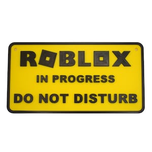 Roblox Do Not Disturb Sign, Roblox Gamer Sign, 3D Printed Door Sign ...