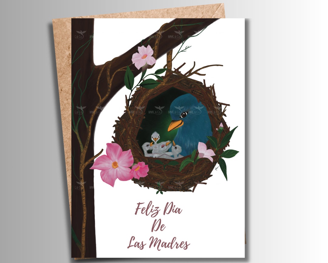 Feliz Dia De Las Madres Mother's Day Card Printable Handmade Art ...