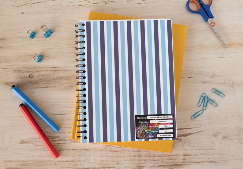 Etiquetas escolares imprimibles Five Nights at Freddy's, etiquetas para ...