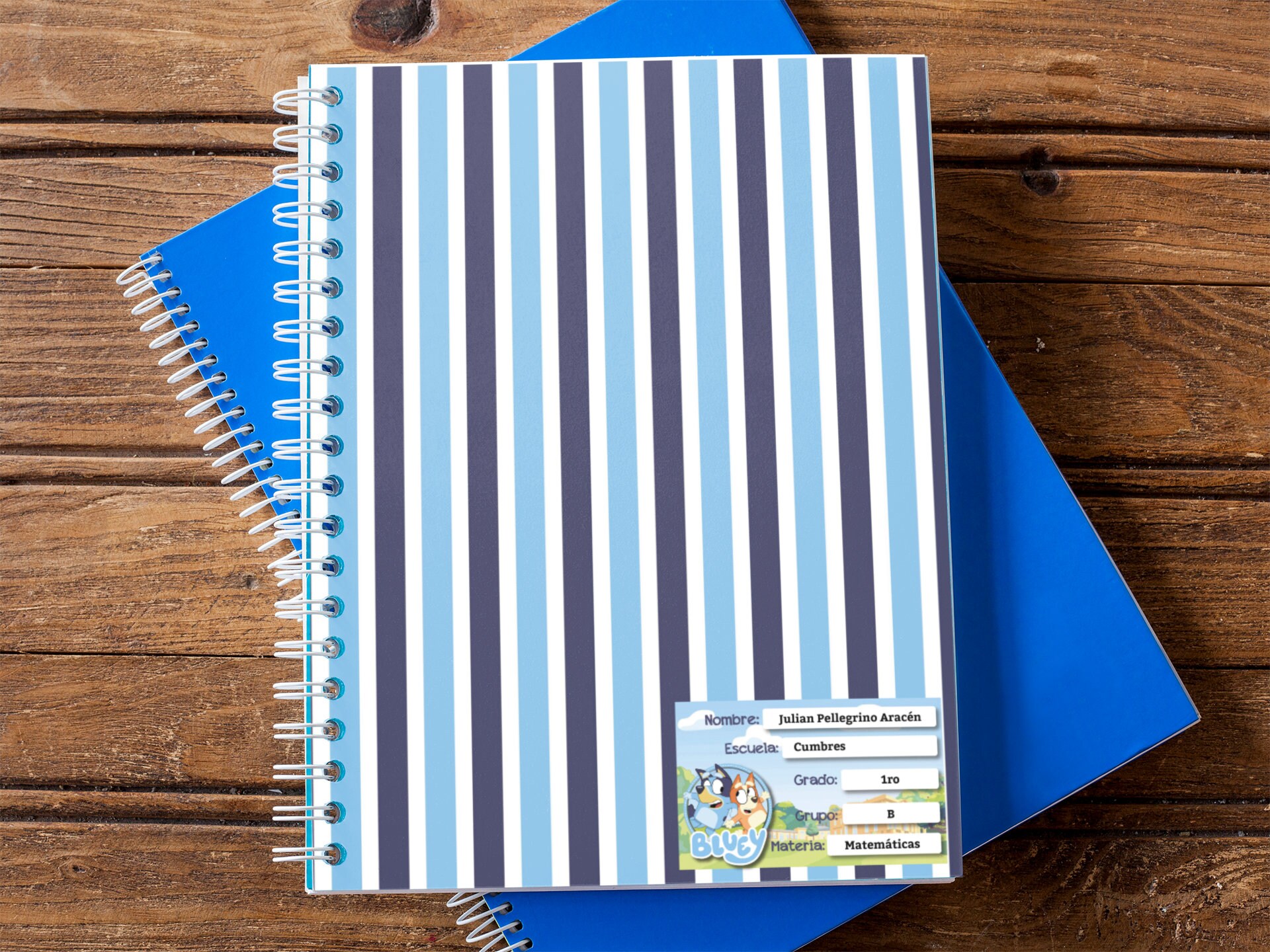 Bluey Printable School Labels, Book Labels, Notebook Labels, Pencil ...