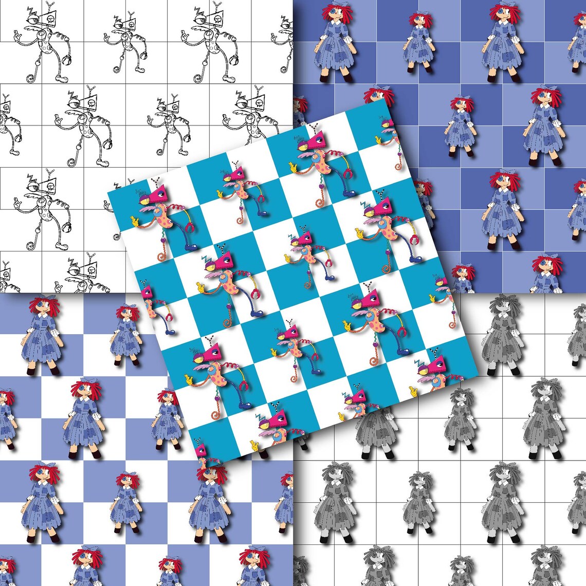 Digital Paper Amazing Digital Circus, Circus, Background, Background ...