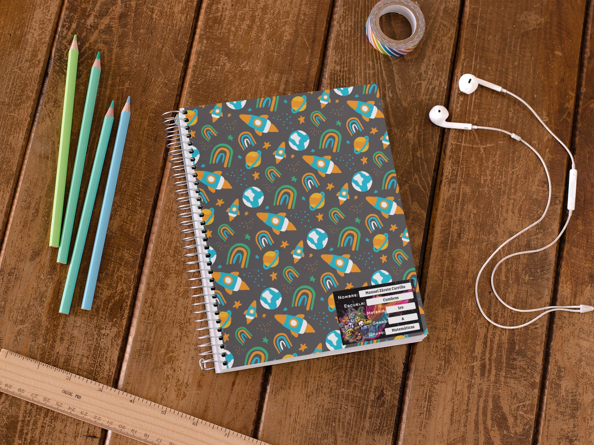 Etiquetas escolares imprimibles Five Nights at Freddy's, etiquetas para ...