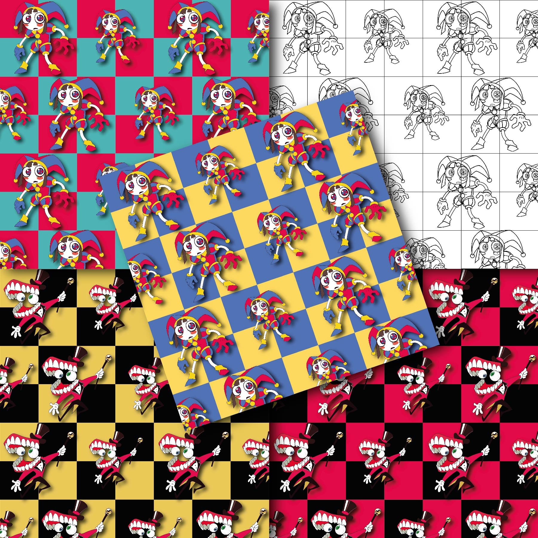 Digital Paper Amazing Digital Circus, Circus, Background, Background ...