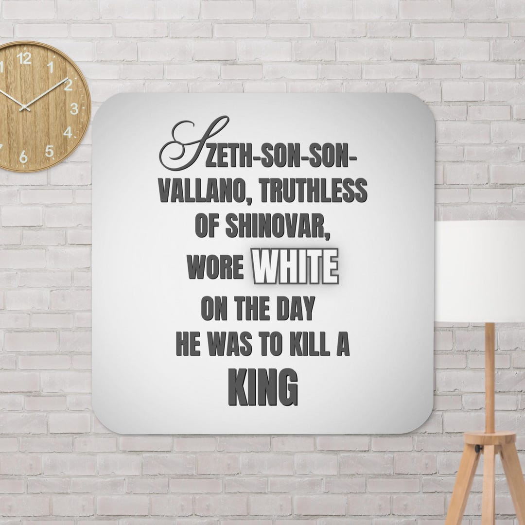 Szeth-son-son-vallano - Cork-back Coaster - Stormlight Archive ...