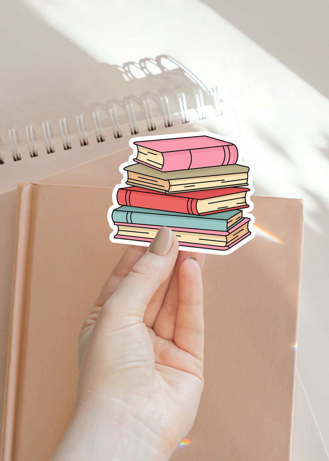 Book Stack Sticker, Bookish Gift, Kindle/laptop Sticker, Smut, Fantasy ...