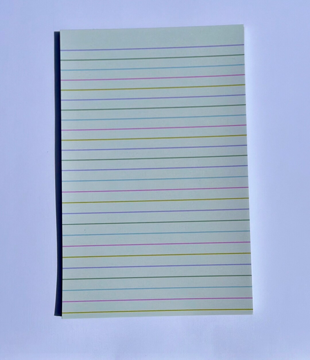Colorful Notepad, Lined Notepad, Aesthetic Notepad, 50 Sheet Notepad ...