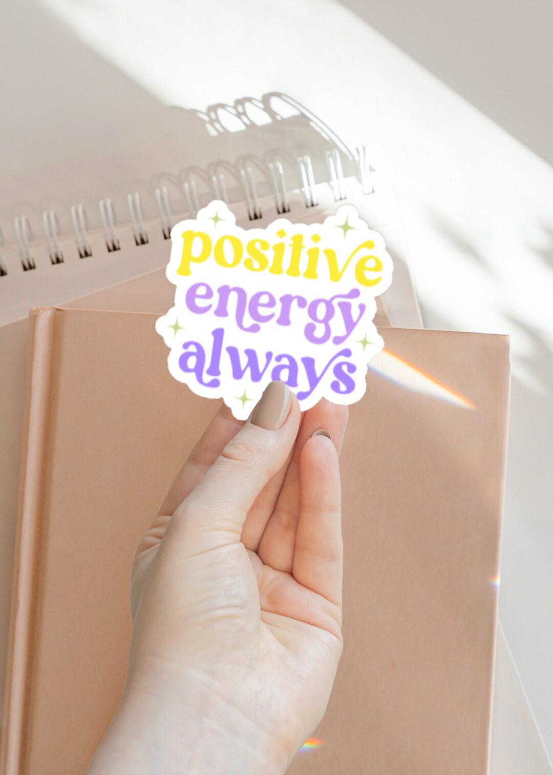 Positive Energy Always Sticker, Mental Health Awareness, Kindle Sticker ...