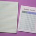 Routine Tracker Notepad Weekly Habits, 50 Sheets, 5 X 7inches, Spring ...