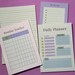 Routine Tracker Notepad Weekly Habits, 50 Sheets, 5 X 7inches, Spring ...