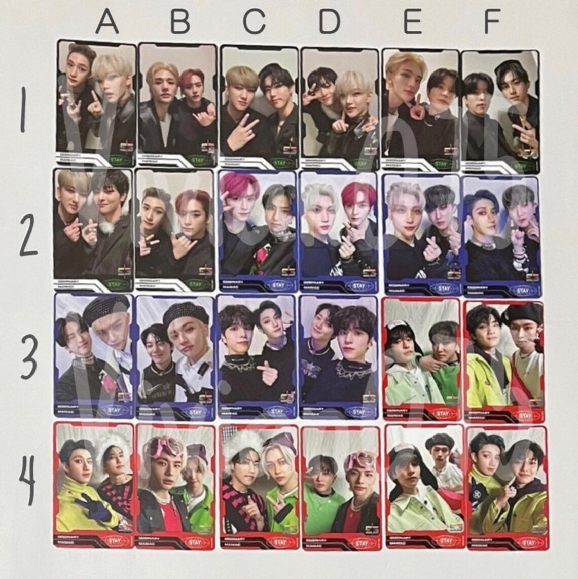 Official Stray Kids SKZ ODDINARY POB Unit Photocards - Etsy