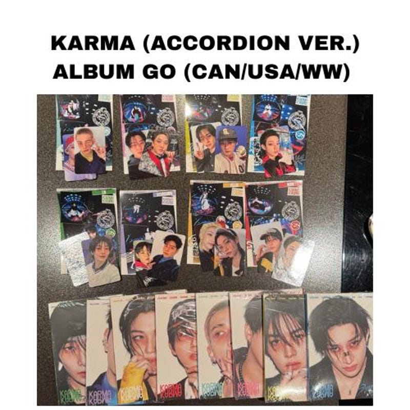 Stray Kids Photocards Karma - Etsy
