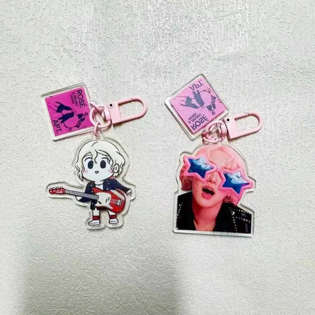 Blackpink Rosé APT Cute Keychains / Phone Charms | 2 Styles - Etsy