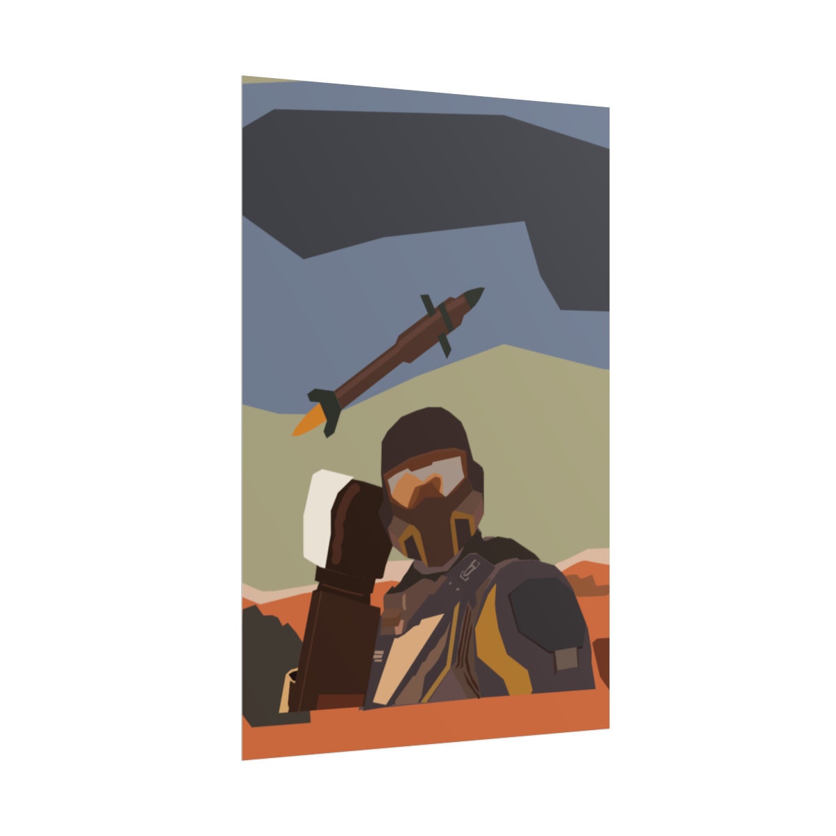 Helldivers Action Game Graphic Poster Rolled - Etsy