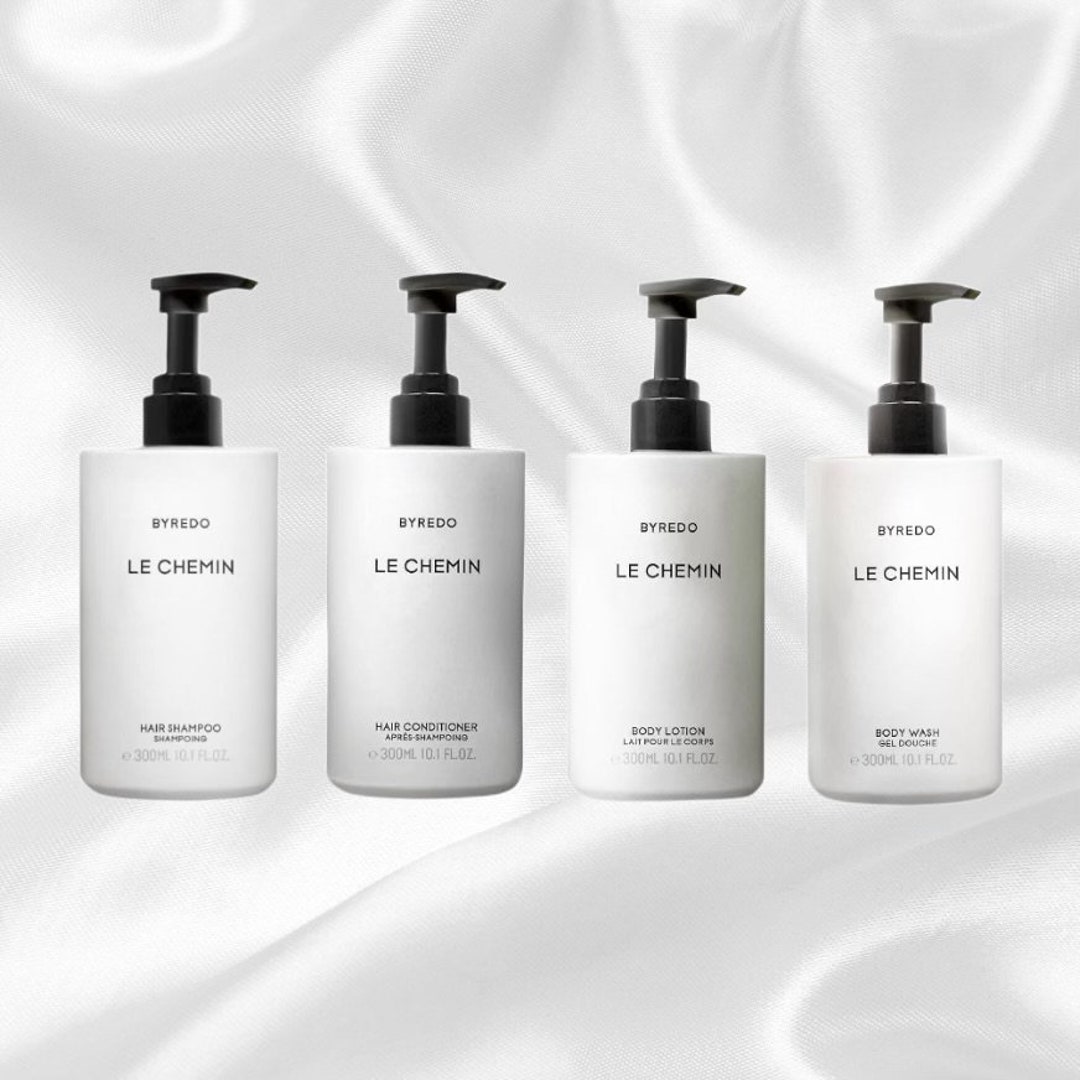 Luxury Spa Gift Set Byredo Le Chemin Collection: Hotel Lotion, Body ...