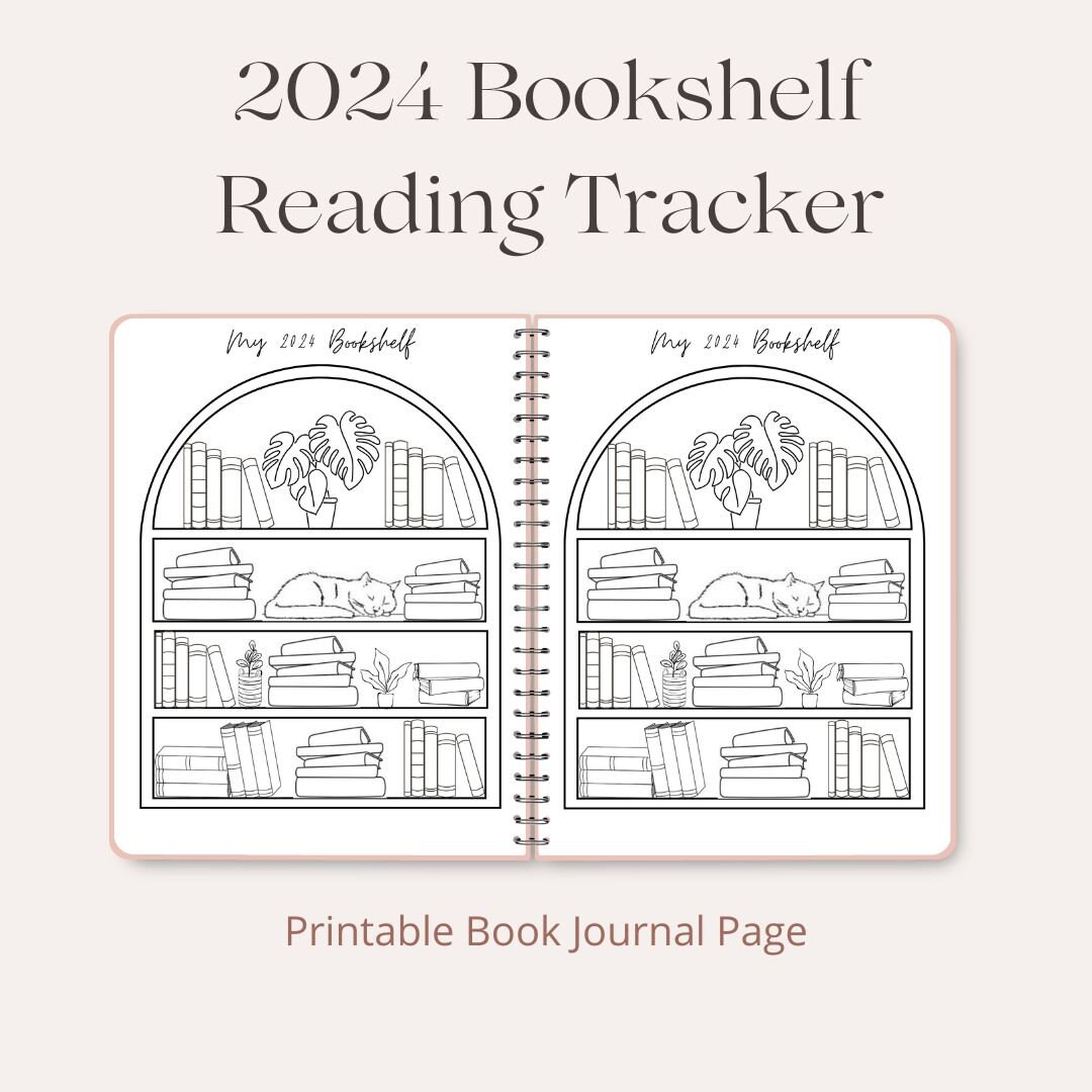 Printable Bookshelf Reading Tracker/reading Log PDF - Etsy
