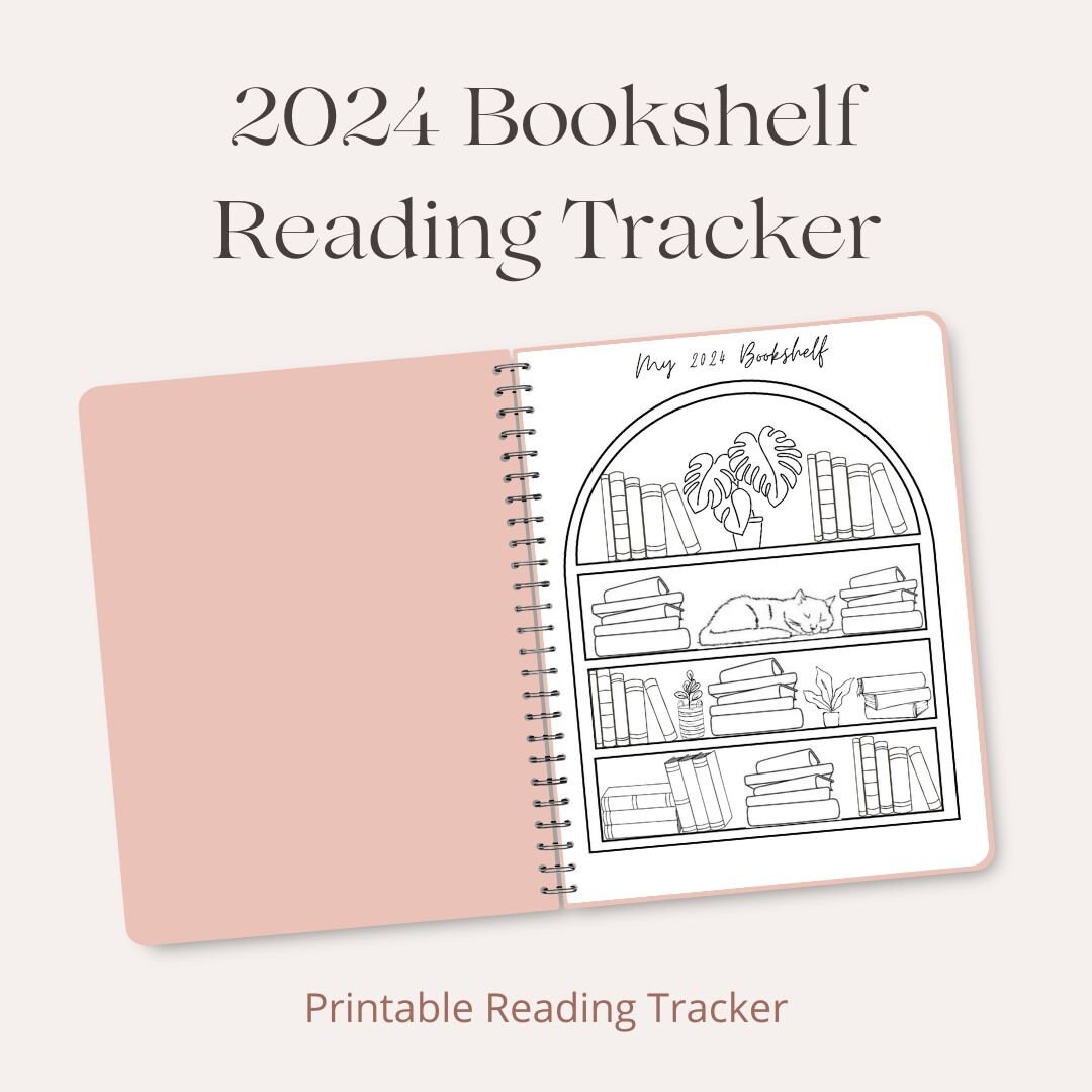 Printable Bookshelf Reading Tracker/reading Log PDF - Etsy