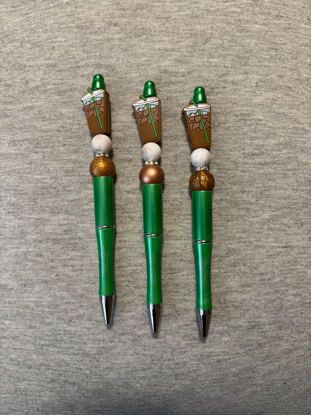 Custom Beaded Iced Coffee Pen - Etsy