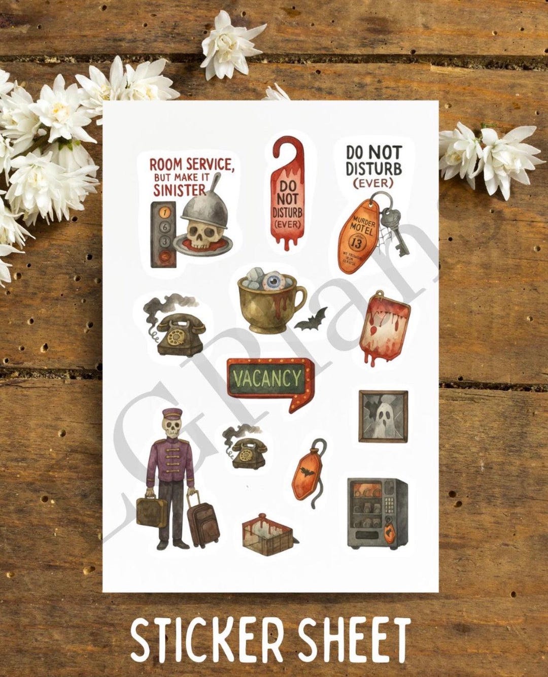 Do Not Disturb (ever), Sticker Sheets, Unhinged Stickers, Planner ...