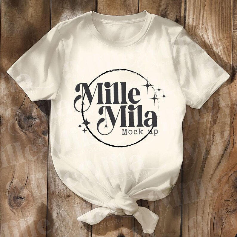 Natural Color T-shirt Mockup Woman Beige Tshirt Bundle 3001 Bella ...