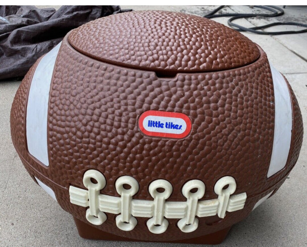 Little Tikes Football Toy Chest or Cooler for Man Cave - Etsy