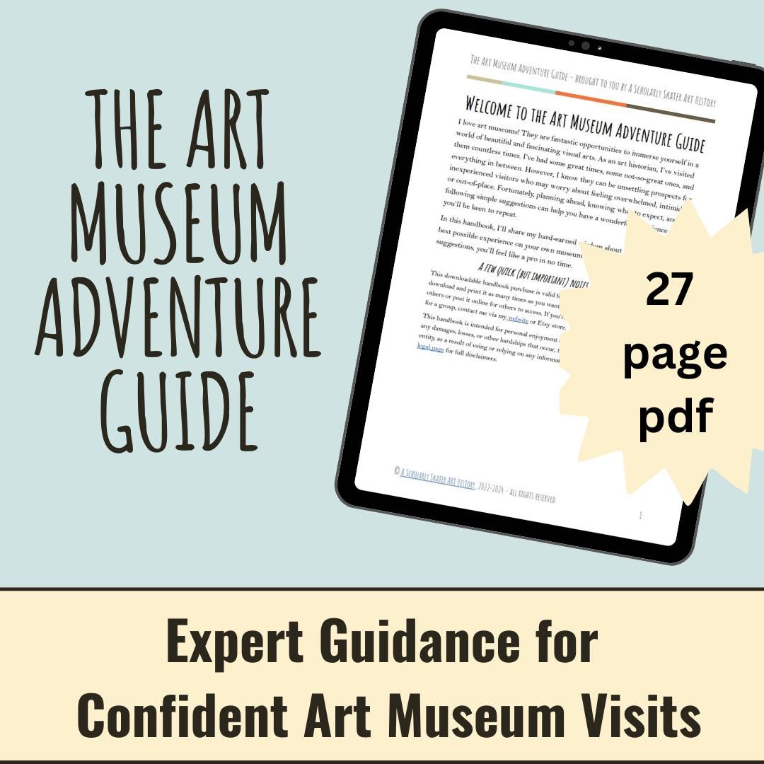 The Art Museum Adventure Guide Handbook for Art Museum Newbies - Etsy
