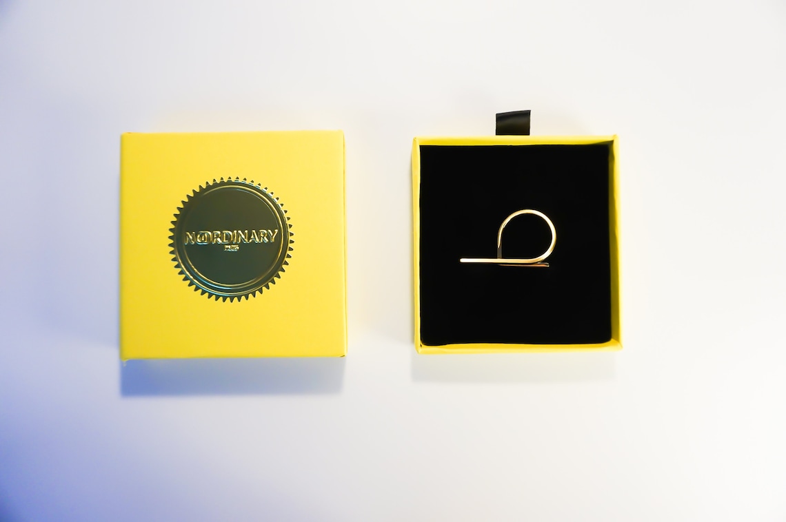 Foucault Pendulum Earrings, Mobile Loops in 18k Gold Plated, XL Jewelry ...