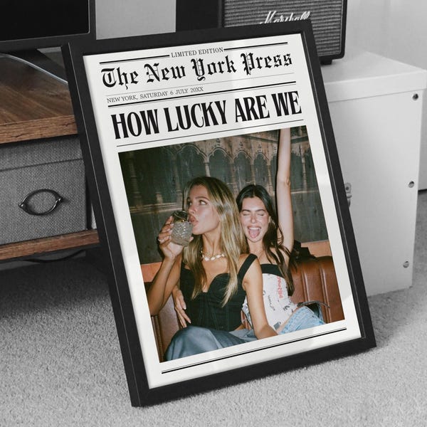 Modern Newspaper Download - Etsy